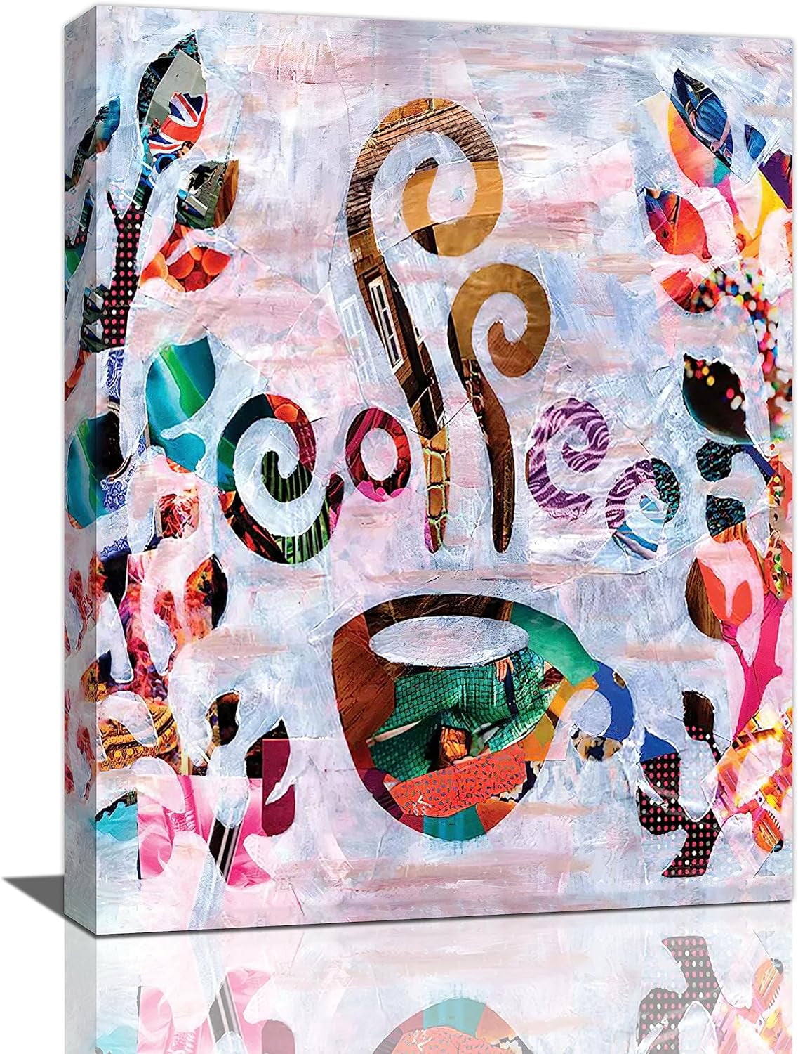 AVOI Abstract Banksy Coffee Wall Art Graffiti Pictures Wall Decor ...