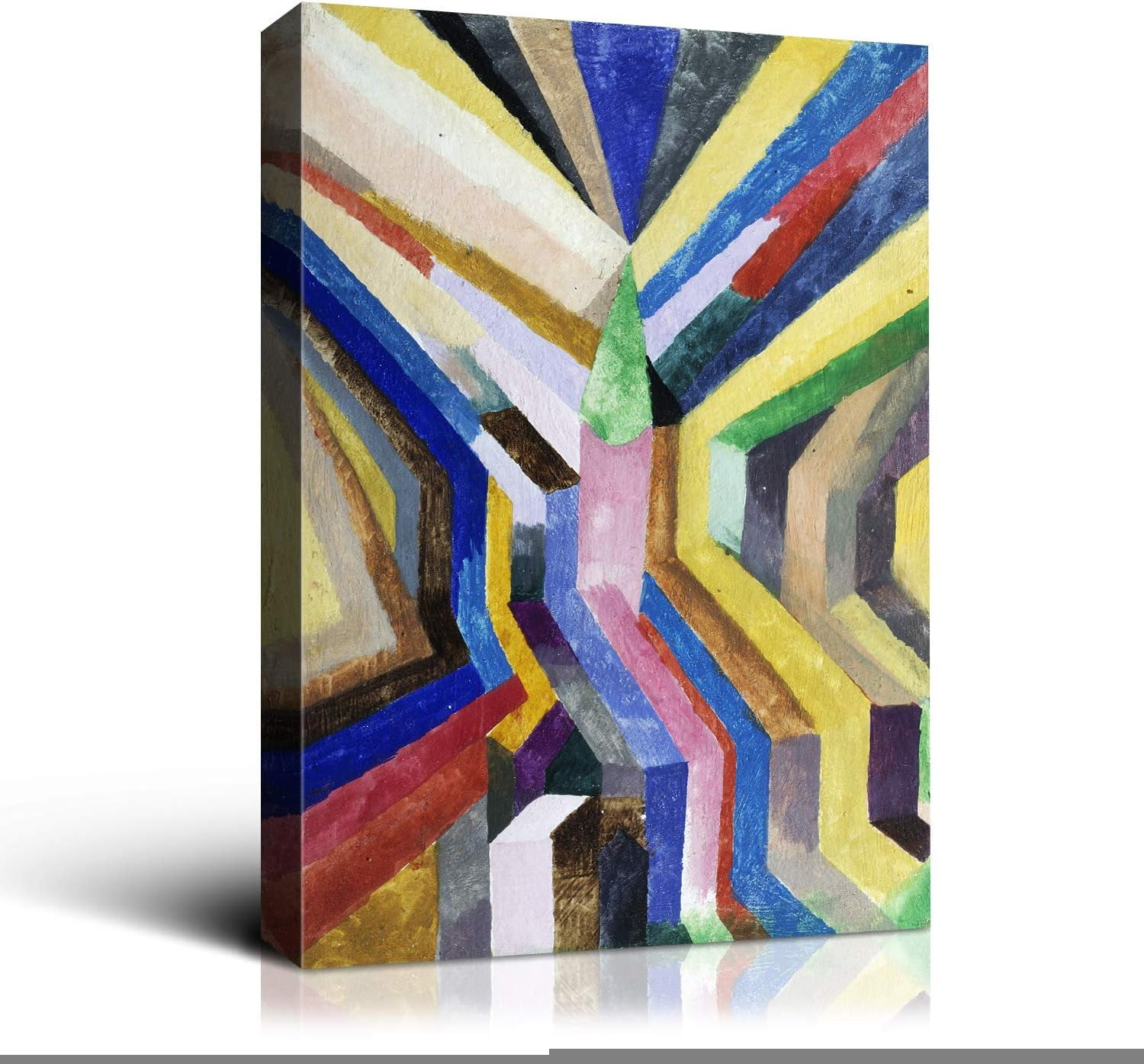 AVOI Abstract Wall Art - Colorful Line Picture Wall Art on Canvas ...