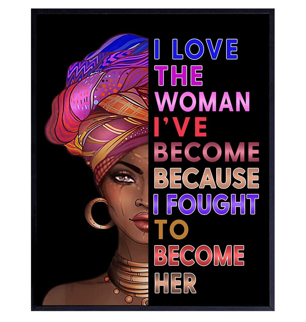 AVOI African American Afrocentric Wall Art Decor-Black Art-Motivational ...