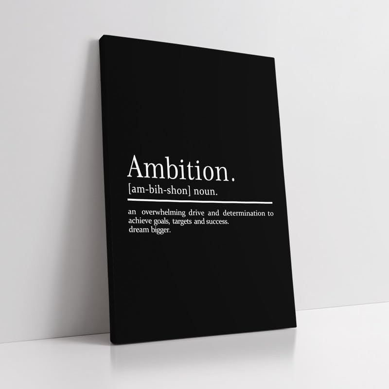 AVOI Ambition Poster -Inspirational Positive Quote Wall Decor ...