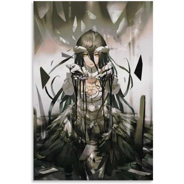 AVOI Anime Overlord Albedo Poster Decorative Painting Canvas Wall ...