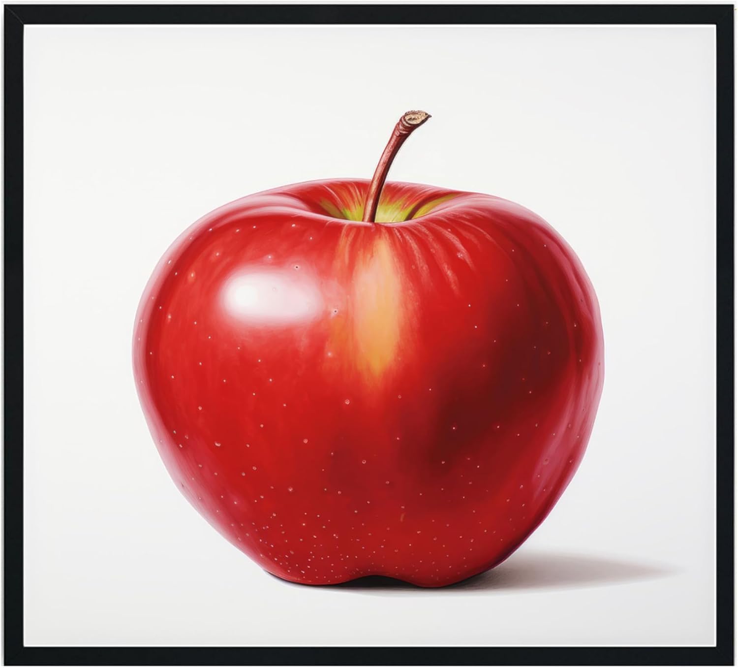 AVOI Apple art print poster, food culinary wall decor, Gourmet Kitchen ...