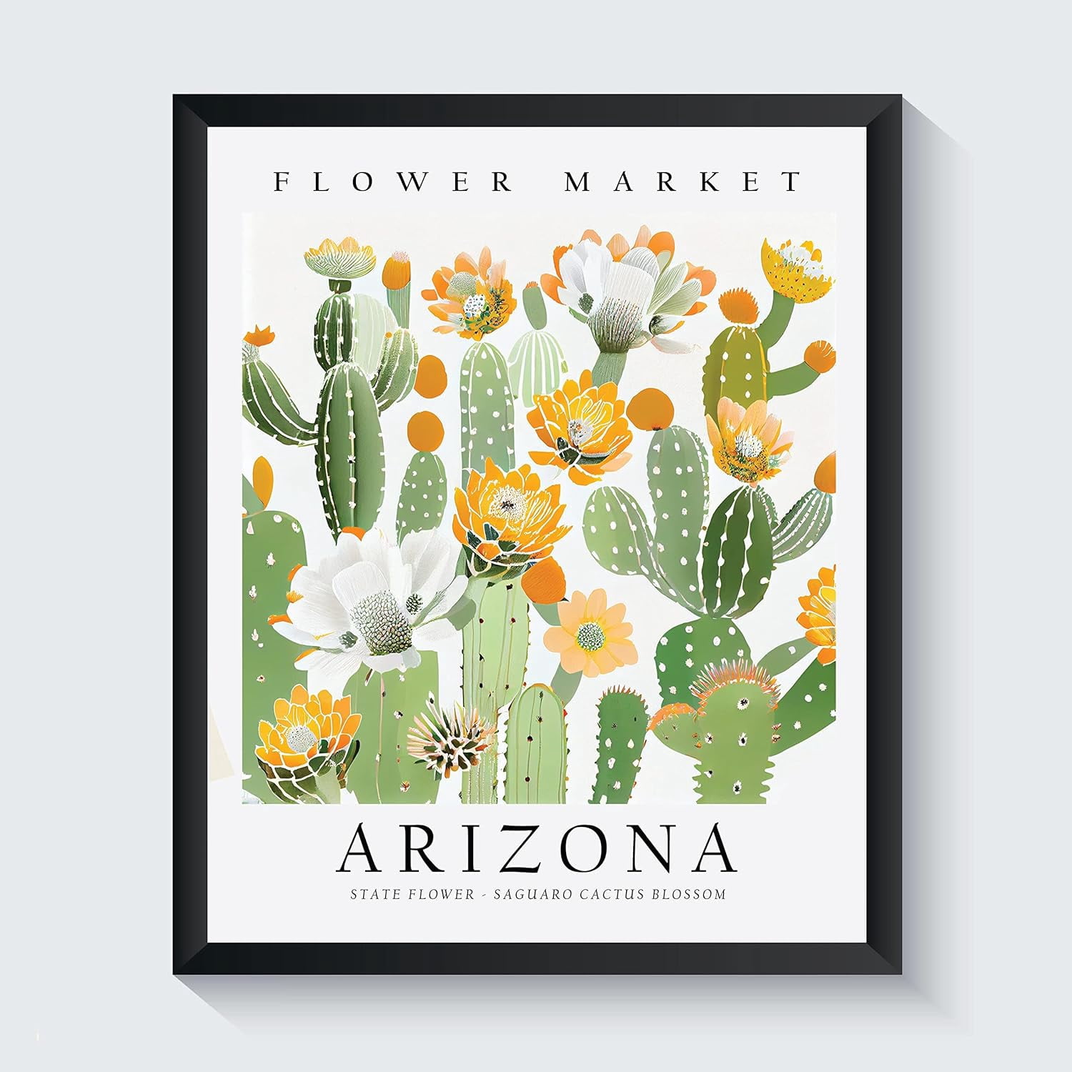 AVOI Arizona Art Print, Arizona Poster Wall art Decor, Arizona State ...