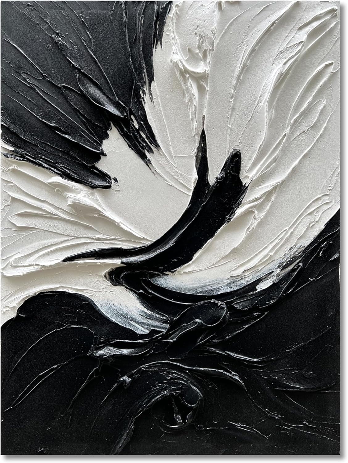 AVOI Art 40x28 inch Hand-Painted Modern Minimalist Art Painting with ...