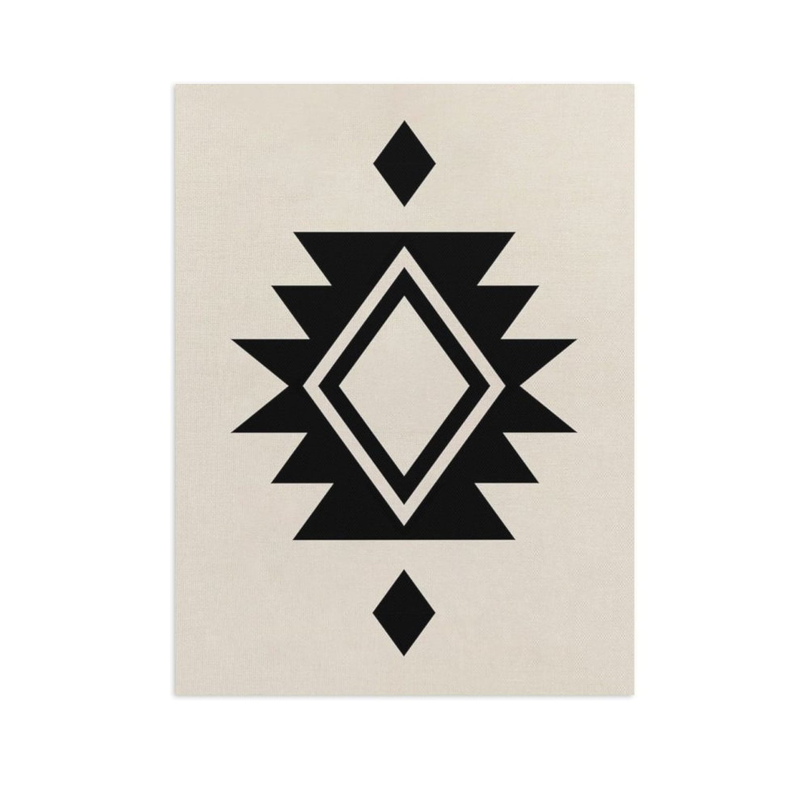 AVOI Aztec Western Black Poster, Aztec Wall Decor, Southwestern ...