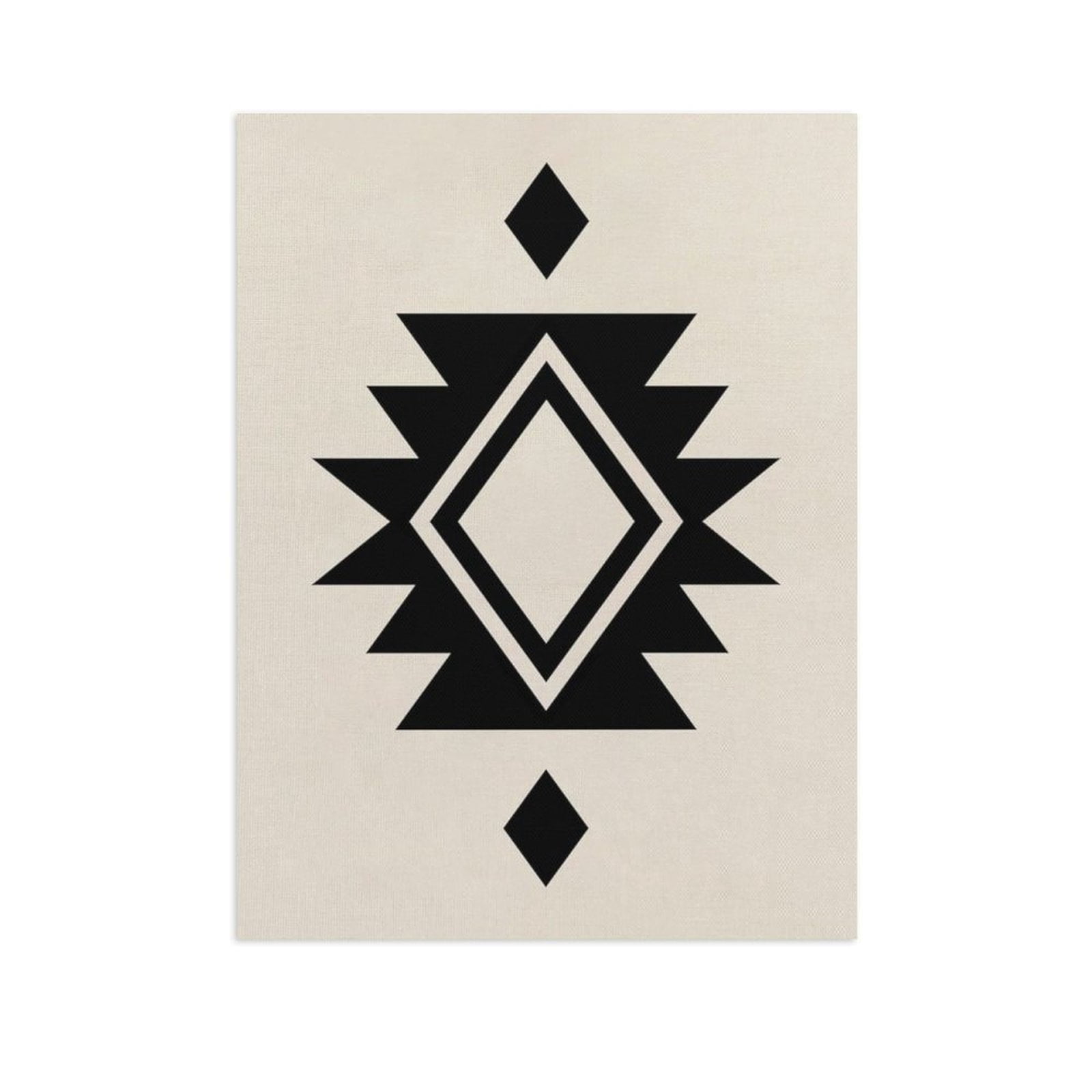 AVOI Aztec Western Black Poster, Aztec Wall Decor, Southwestern ...