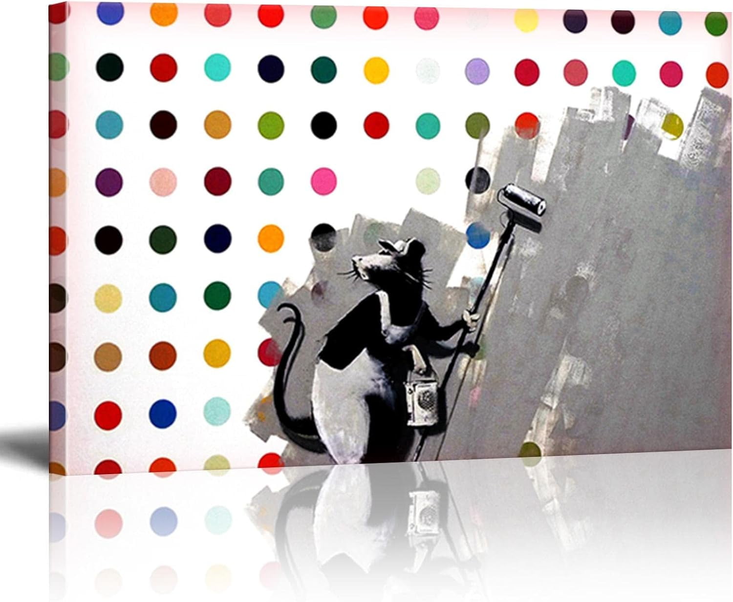 AVOI Banksy Canvas Wall Art Scavenger Rats Kids Boy Street Graffiti ...