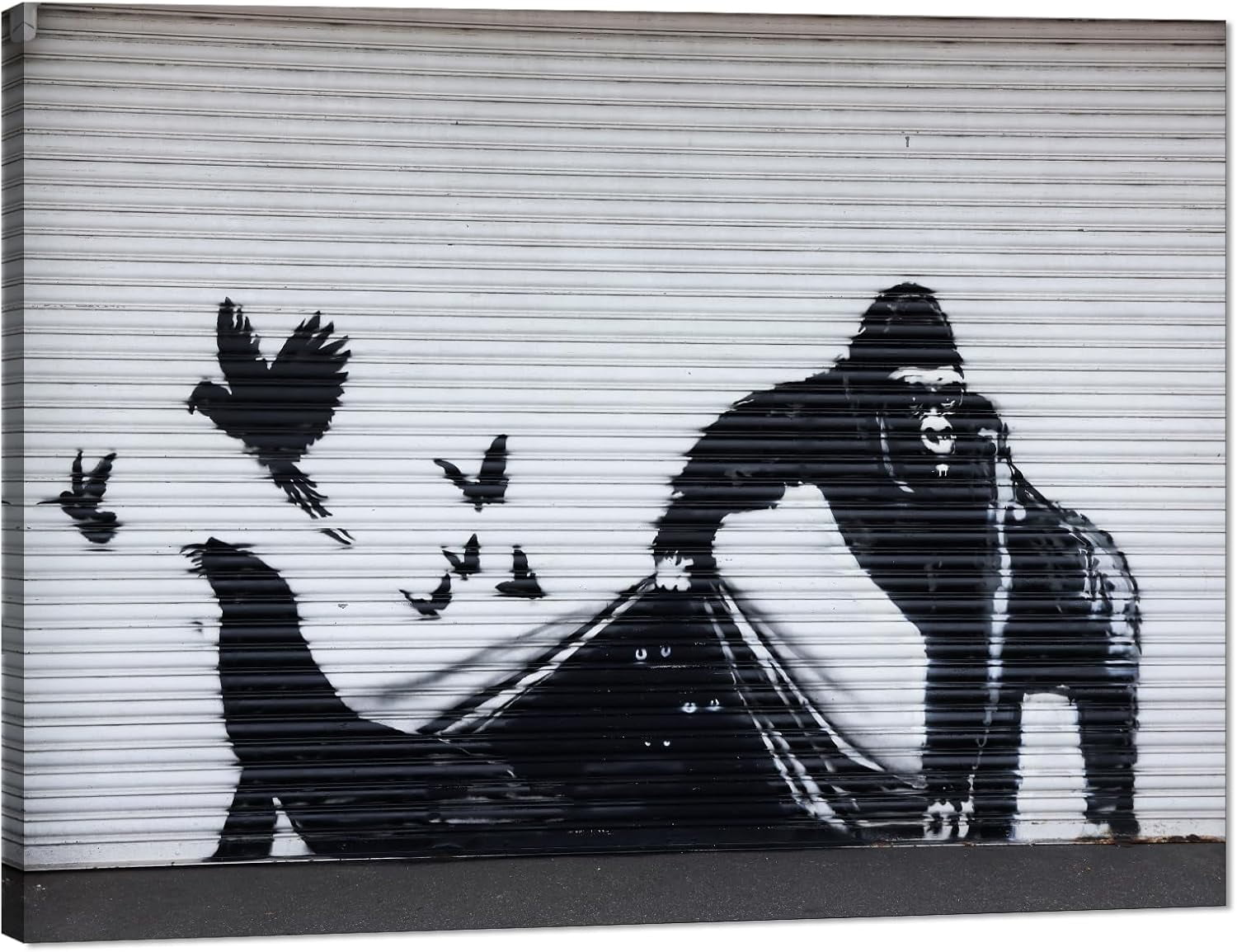 AVOI Banksy Wall Art Street Graffiti Wall Decor Modern Pop Graffiti ...