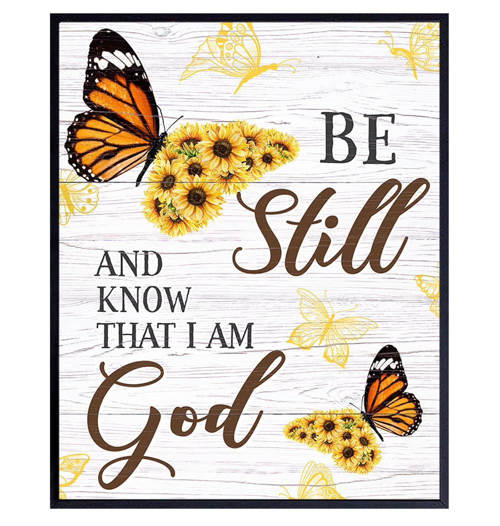 AVOI Be Still And Know That I Am God-Psalm 46-Religious Scripture Bible ...