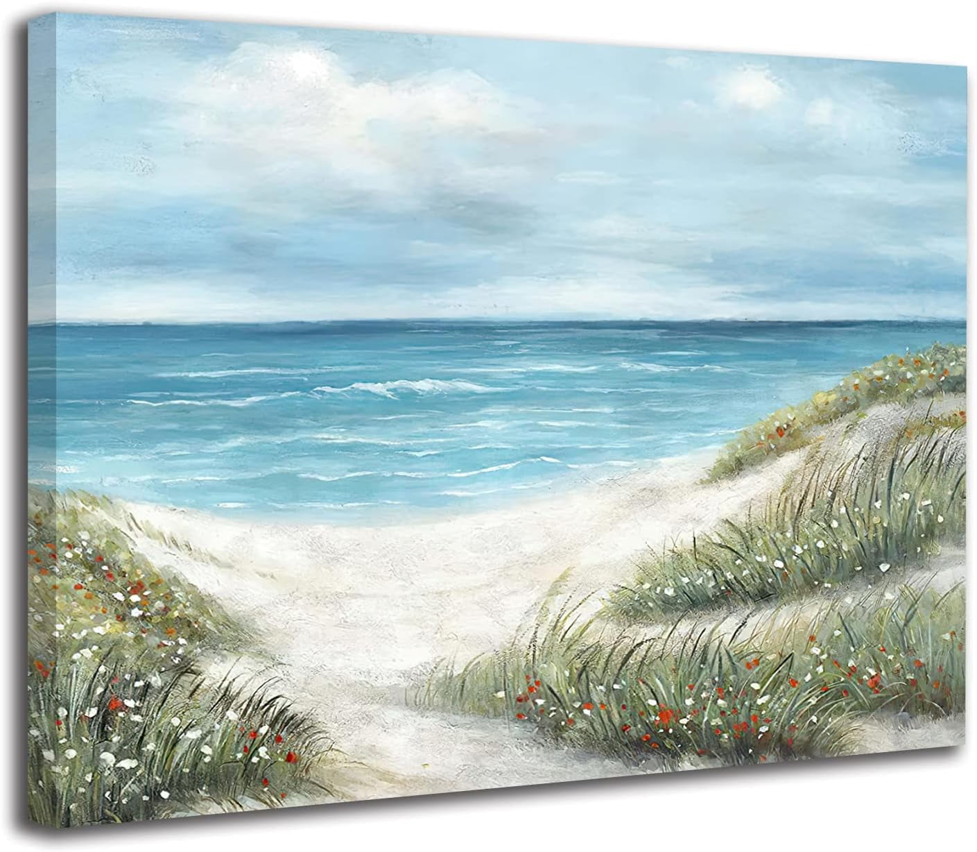 AVOI Beach Wall Art Canvas Coastal Beach Canvas Prints Coastal ...