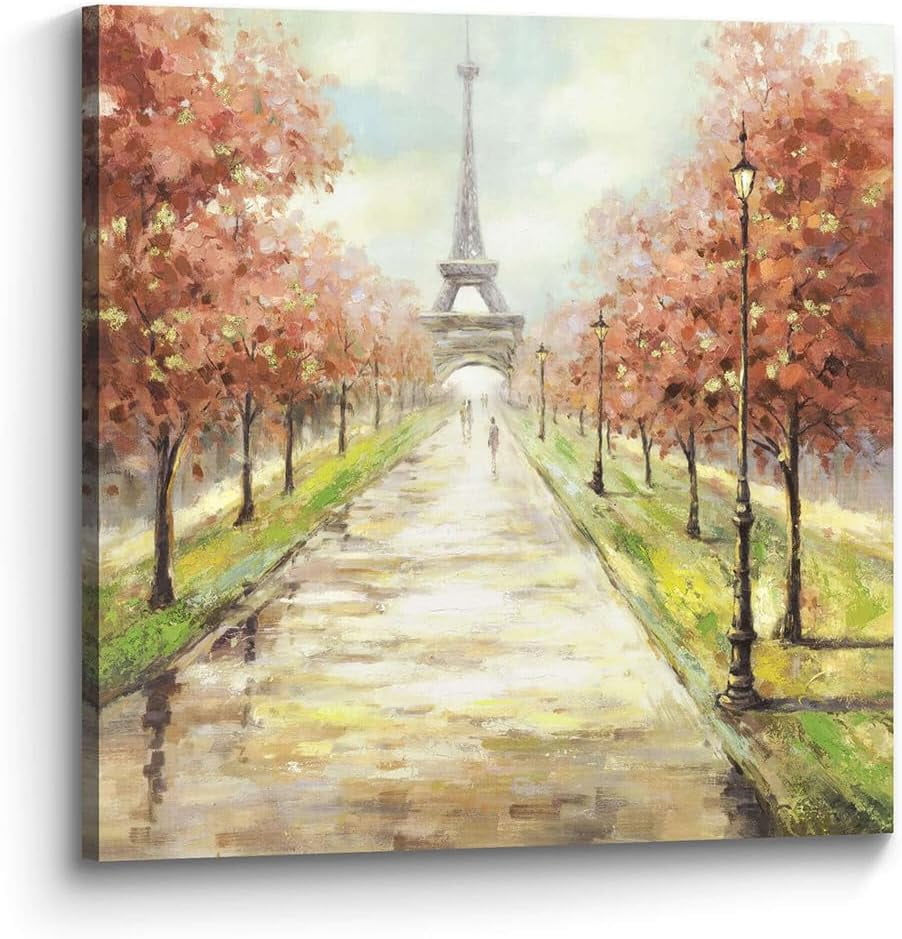 AVOI Bedroom Paris Wall Art Decor: Modern Abstract Living Room Eiffel ...