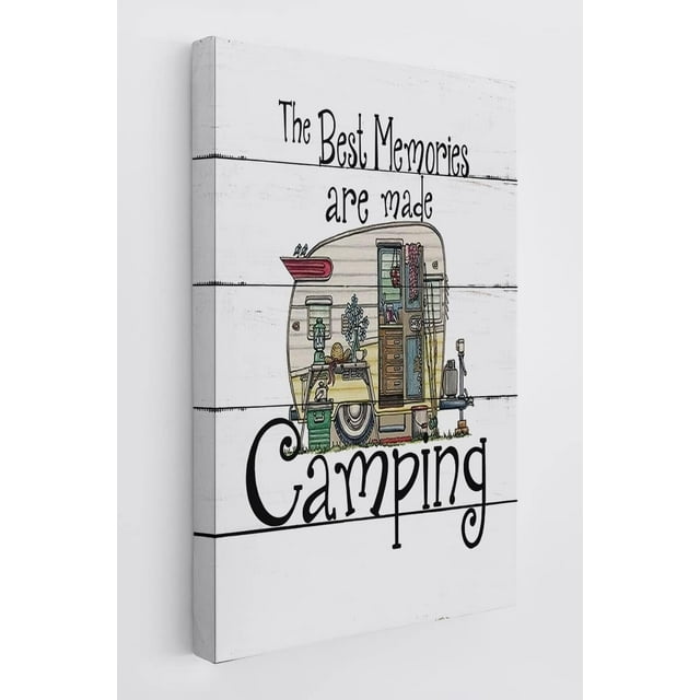 Camping Stickers Camping Memories Wall Decal - Removable Vinyl Sticker ...