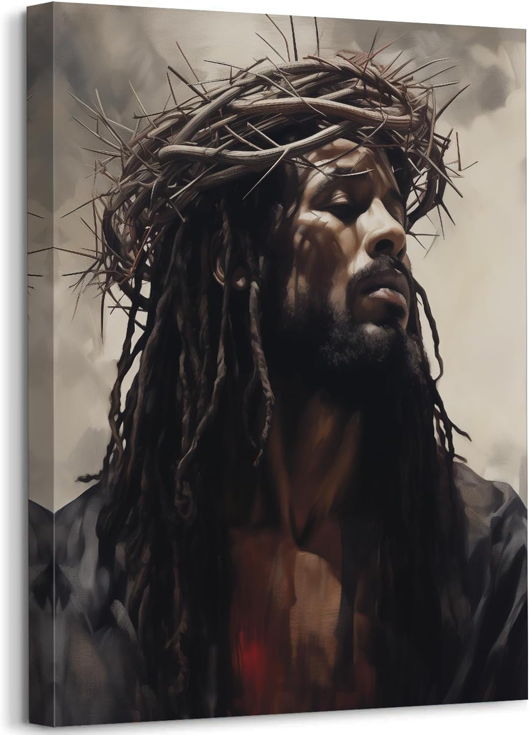 AVOI Black Jesus Wall Art African Americans Wall Art Jesus Christ ...