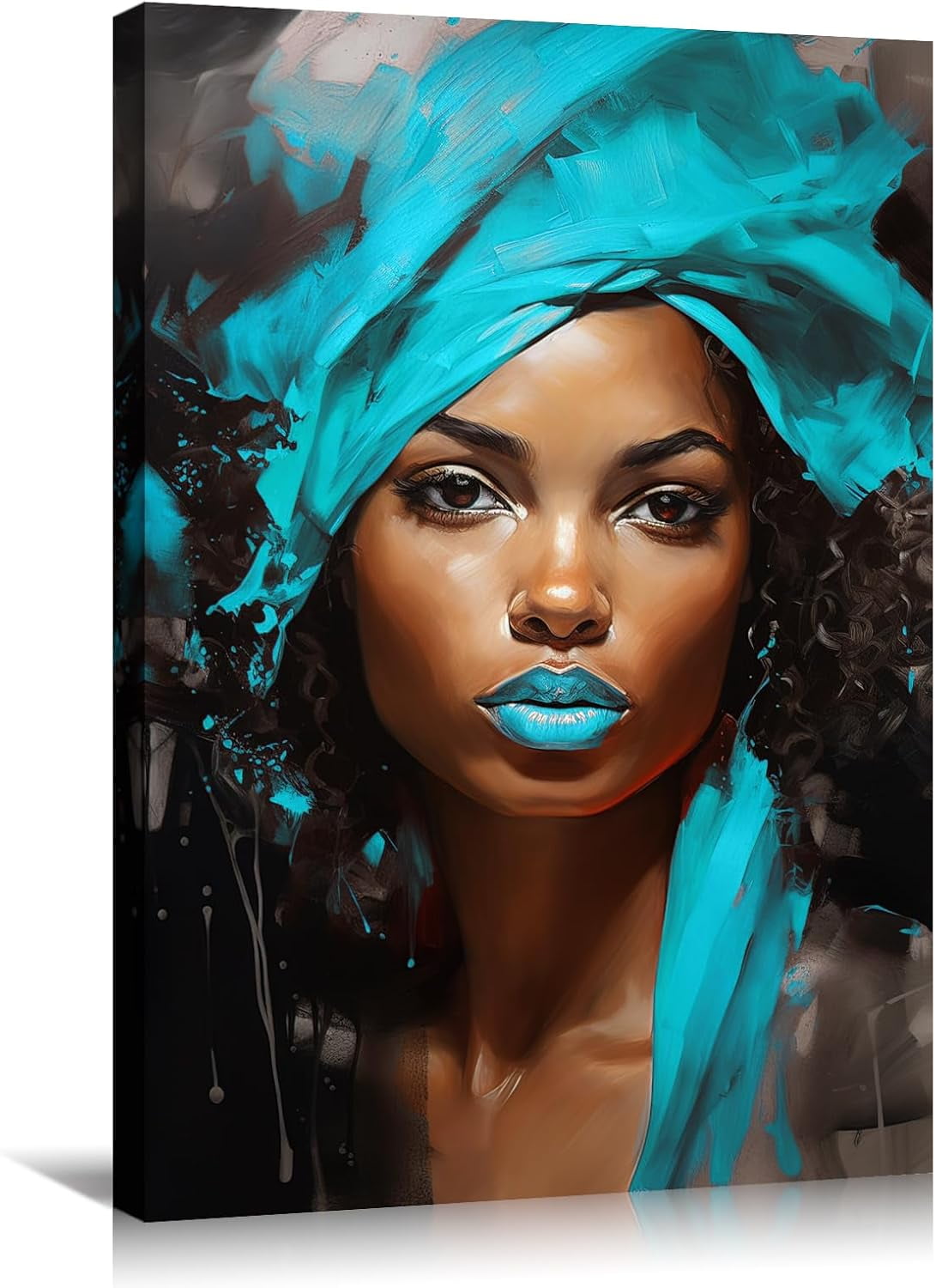 AVOI Black Women Wall Art African American Canvas Prints Wall Decor ...