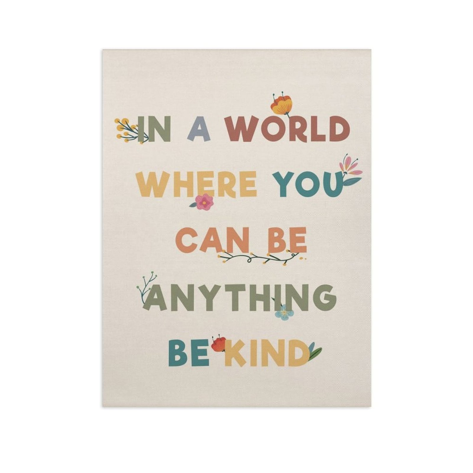 AVOI Boho be Kind Classroom Poster, be Kind Sign, Inspirational Quote ...