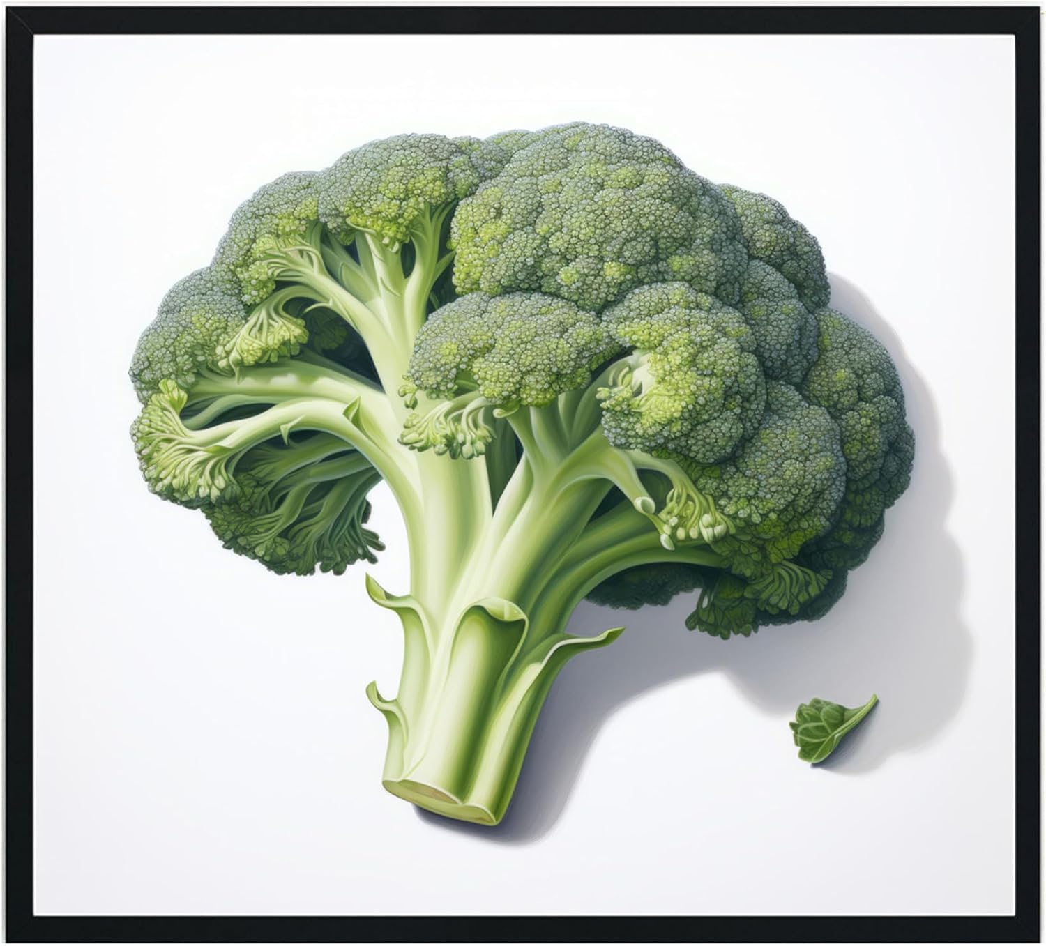 AVOI Broccoli art print poster, food culinary wall decor, Gourmet ...