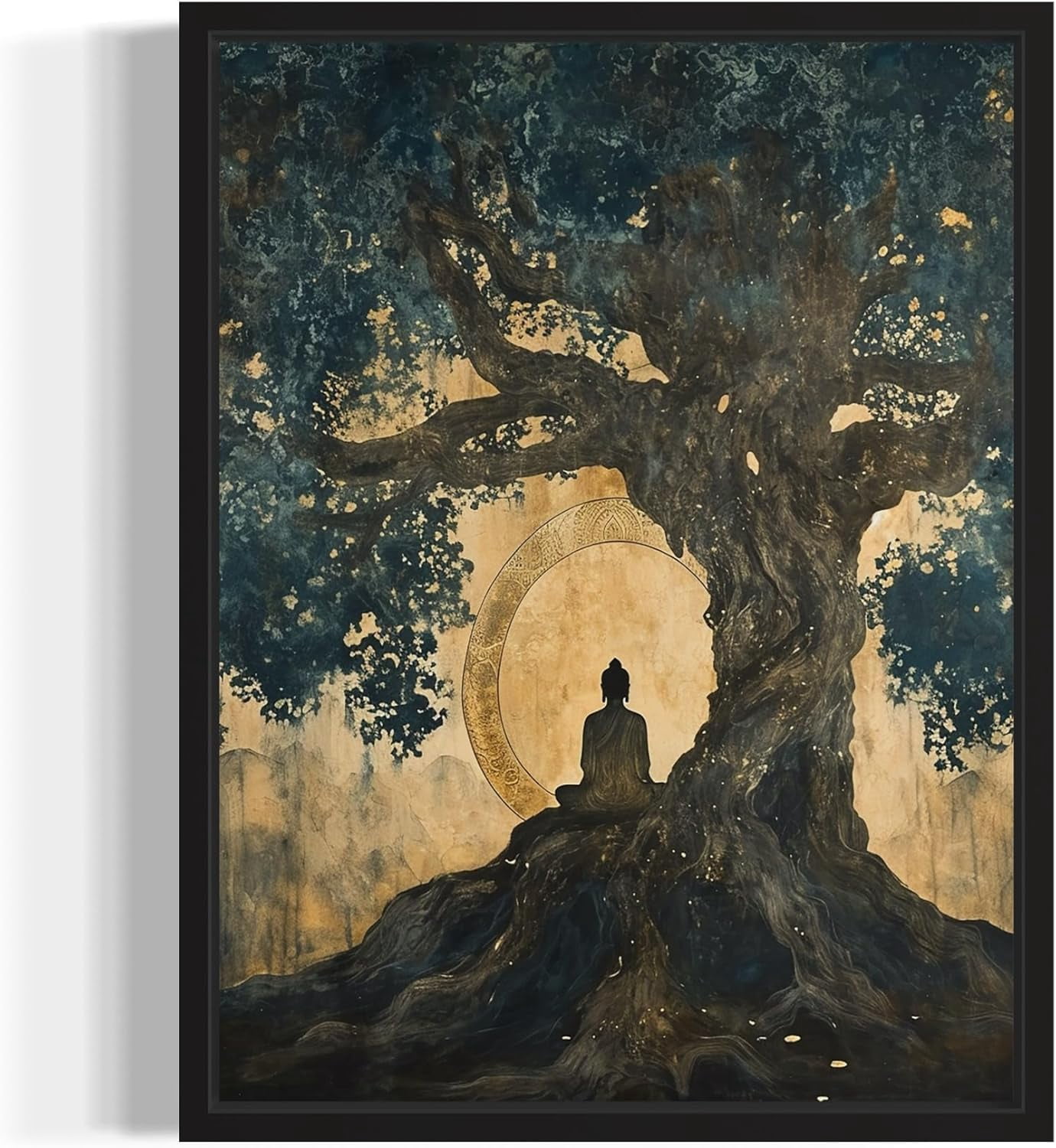 AVOI Buddha Bodhi Tree 1 Art Print Poster, Religious Faith Spiritual ...