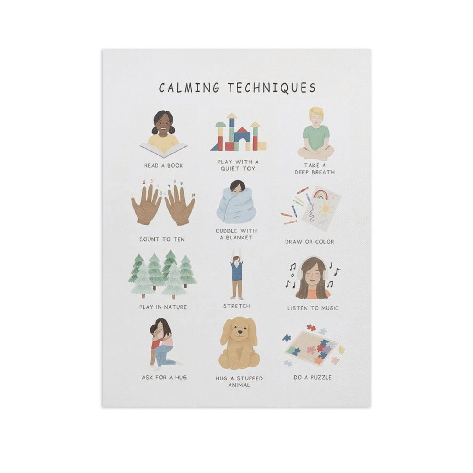AVOI Calming Corner Classroom Mental health Posters Feelings Calming ...