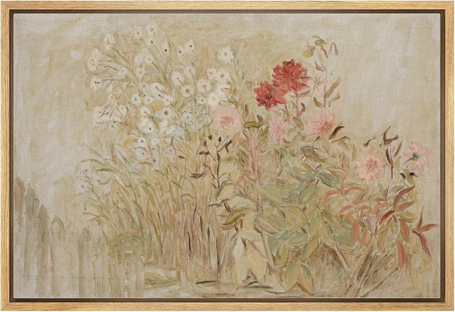 AVOI Canvas Print Wall Art Rustic Botanical Floral Print Still Life ...