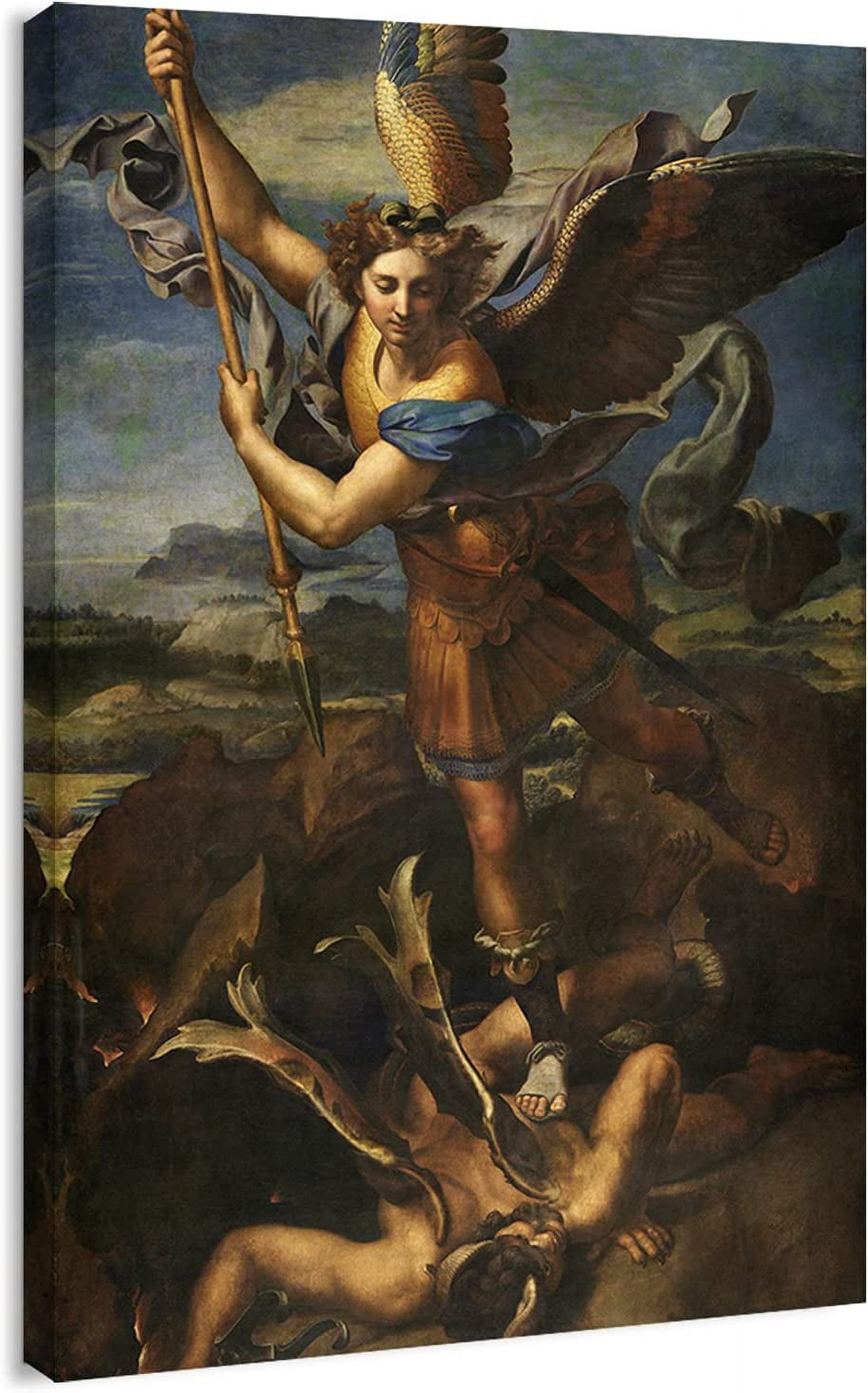 AVOI Canvas Print Wall Art - Saint Michael Vanquishing Satan, 1518 by ...