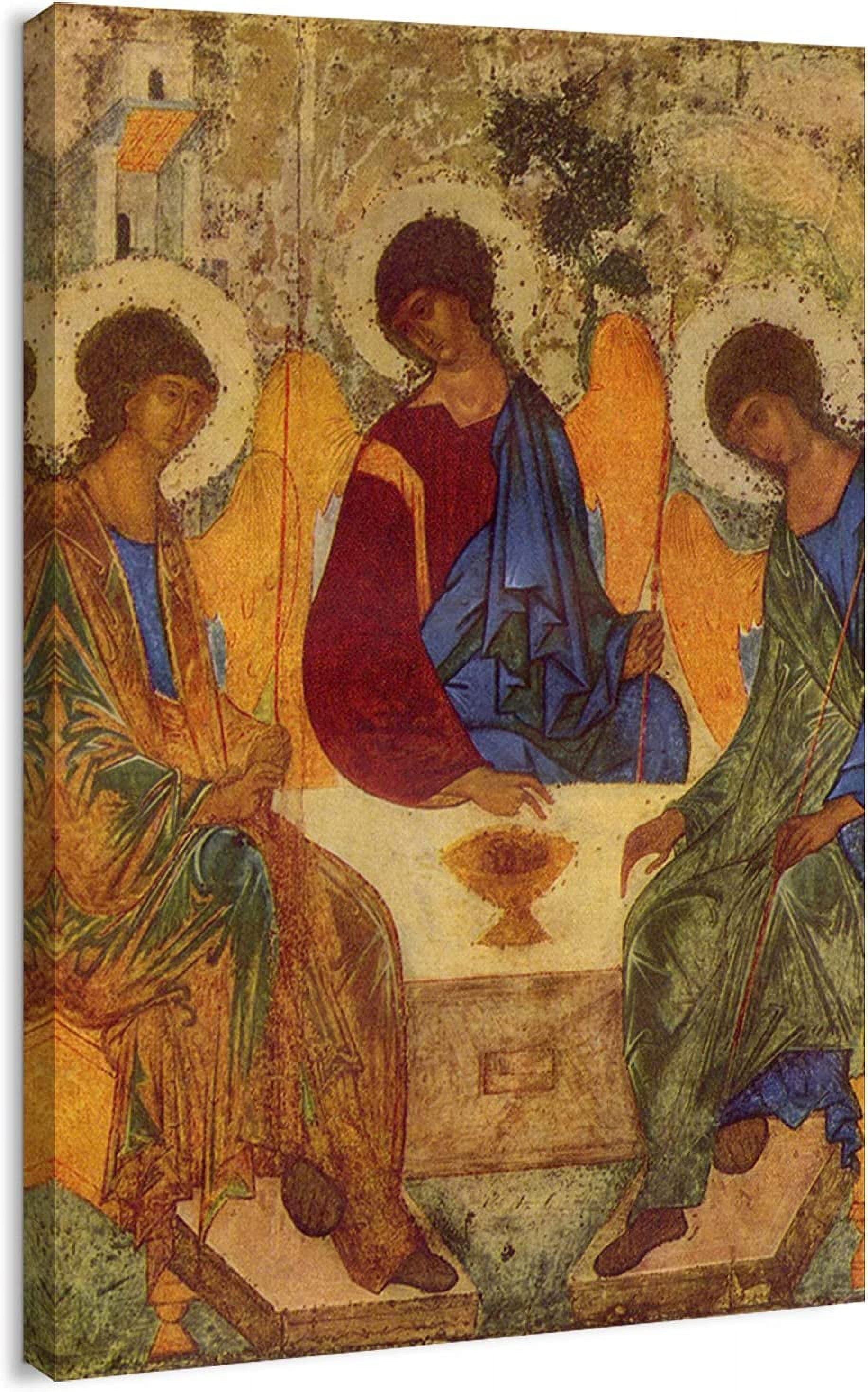 AVOI Canvas Print Wall Art - The Holy Trinity by Andrei Rublev - 16x24 ...