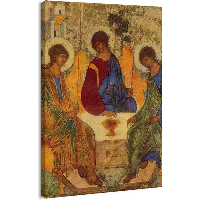 AVOI Canvas Print Wall Art - The Holy Trinity by Andrei Rublev - 16x24 ...
