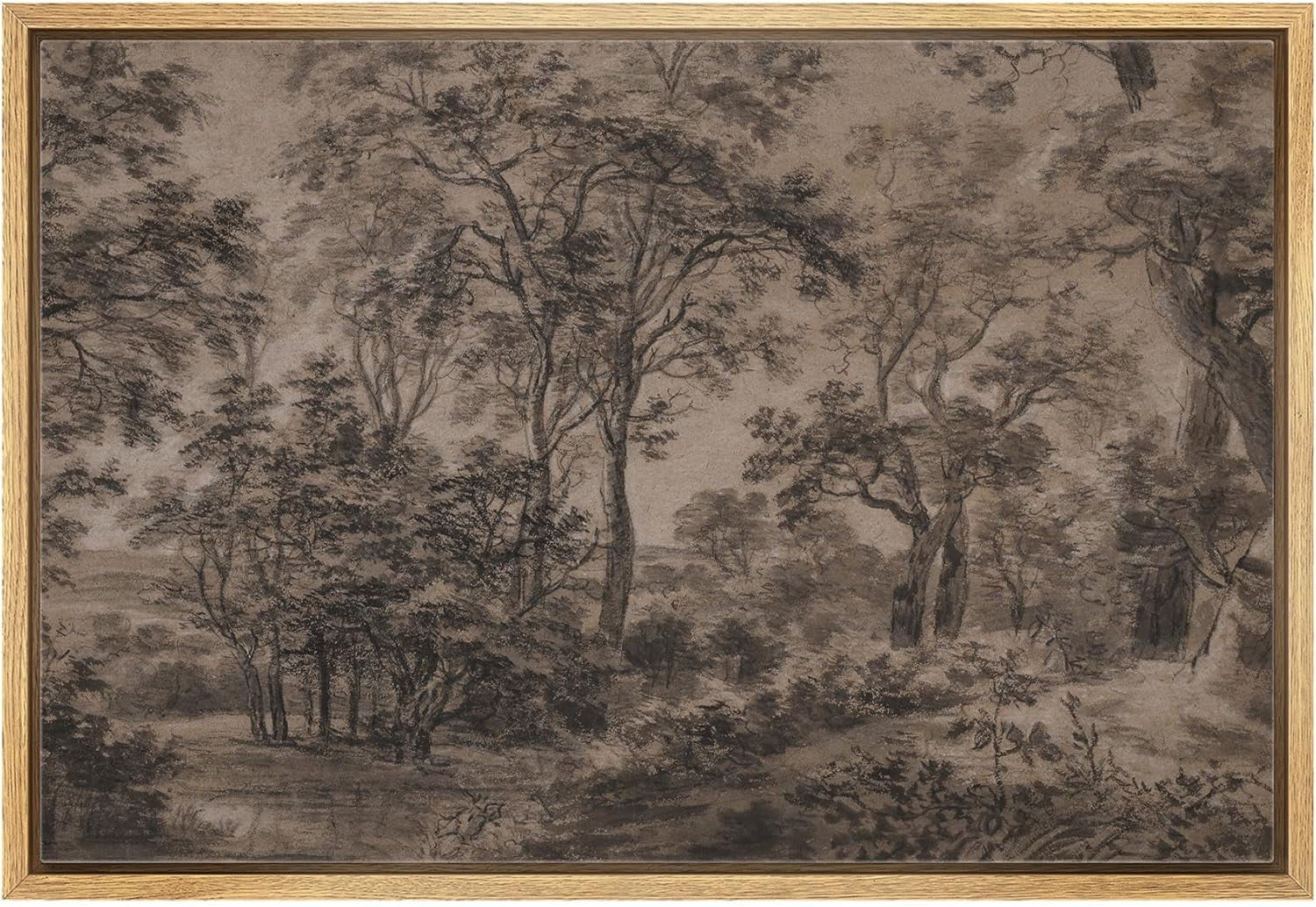 AVOI Canvas Print Wall Art Vintage Forest SceneClassic Nature ...