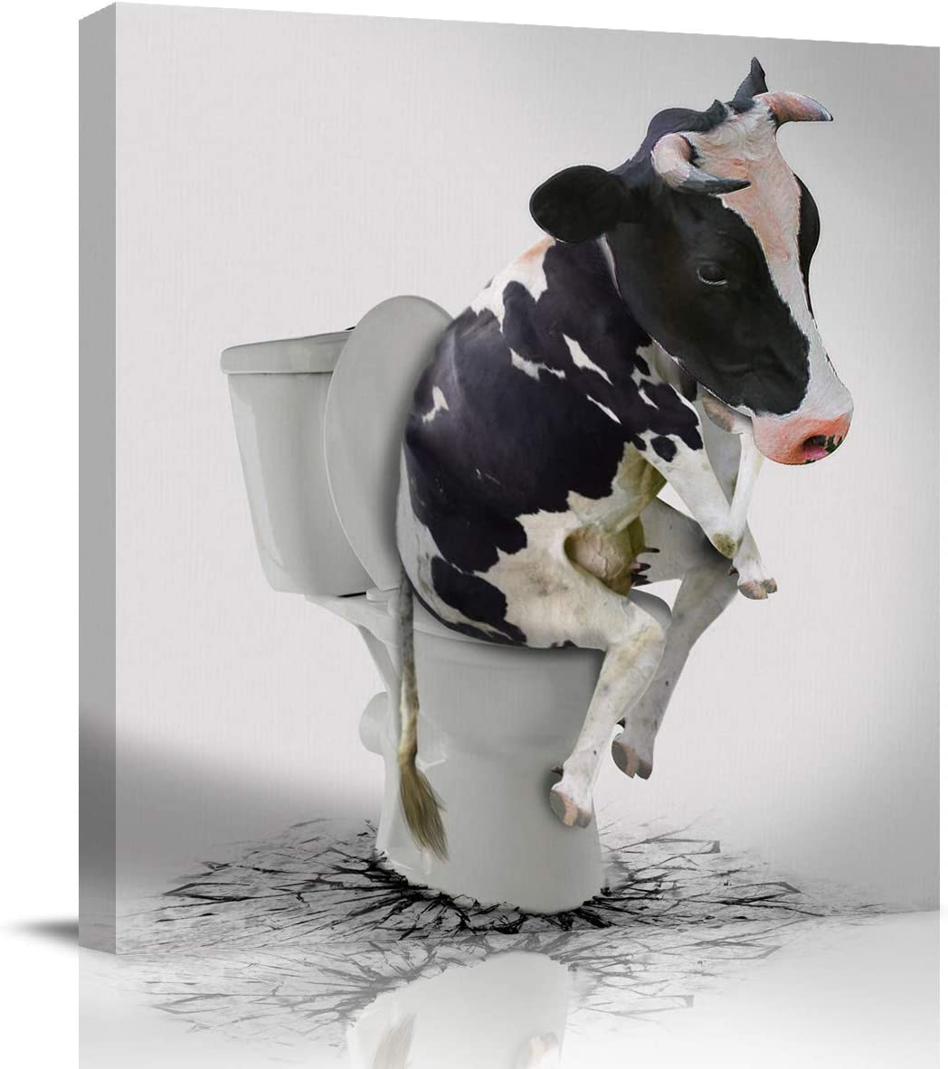 AVOI Canvas Wall Art Funny Animals Picture Prints, 12x12 inch Oil ...