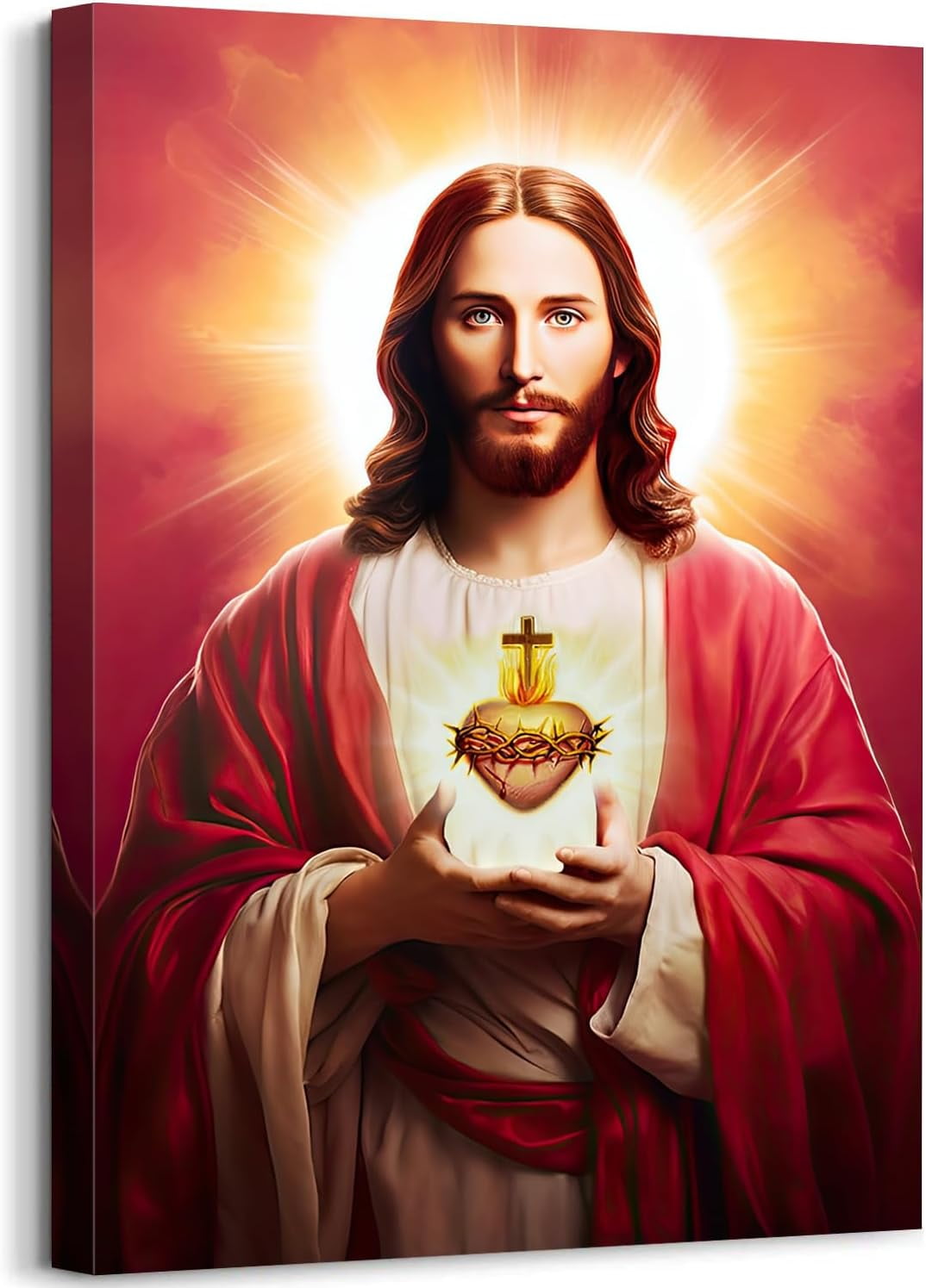 AVOI Catholic Jesus Wall Art Christian God Painting Poster Print on ...