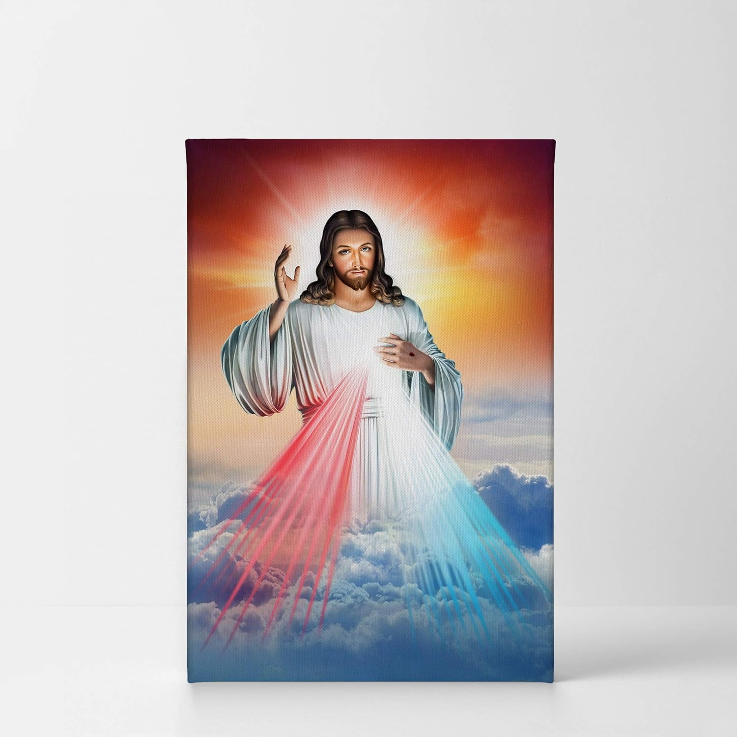 AVOI Chaplet of The Divine Mercy Illustration Canvas Print Wall Decor ...