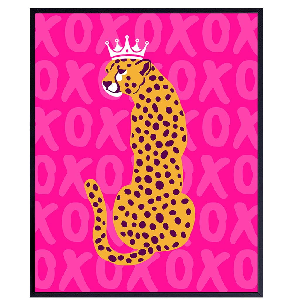 AVOI Cheetah Wall Art - Cheetah Print Wall Decor - Indie Trendy ...