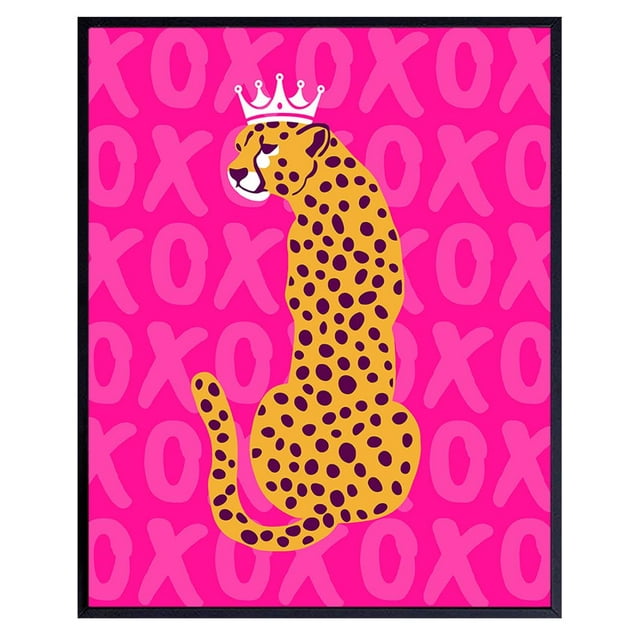 AVOI Cheetah Wall Art - Cheetah Print Wall Decor - Indie Trendy ...