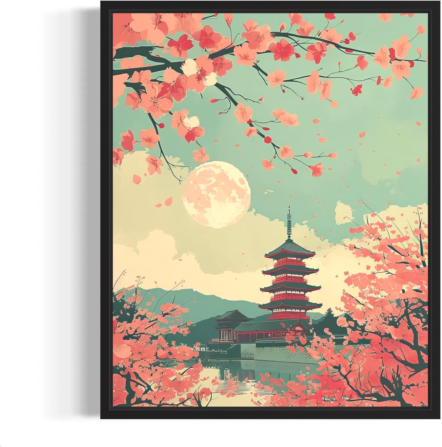 AVOI Cherry Blossom Japan Poster Art Print Wall Art Poster Decor ...