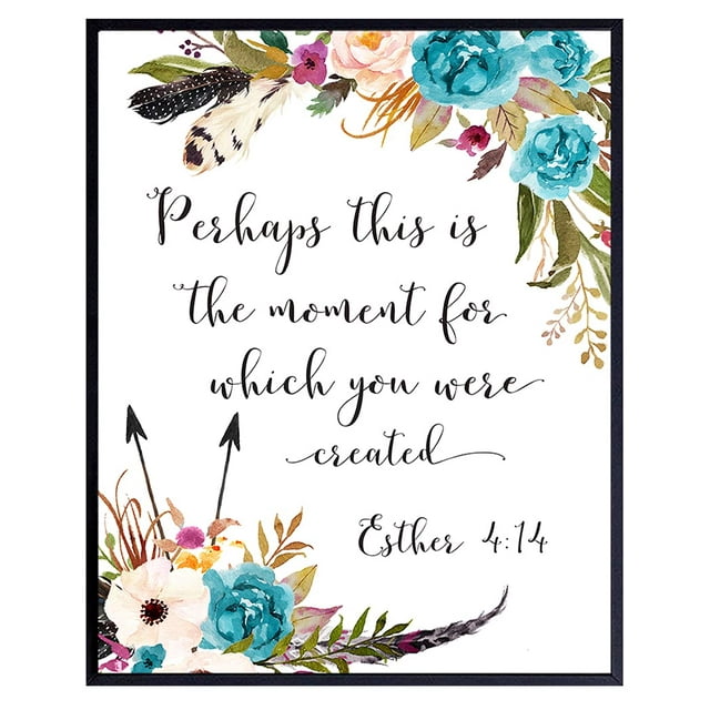 AVOI Christian Bible Verse Wall Decor - Religious Encouragement Gifts ...