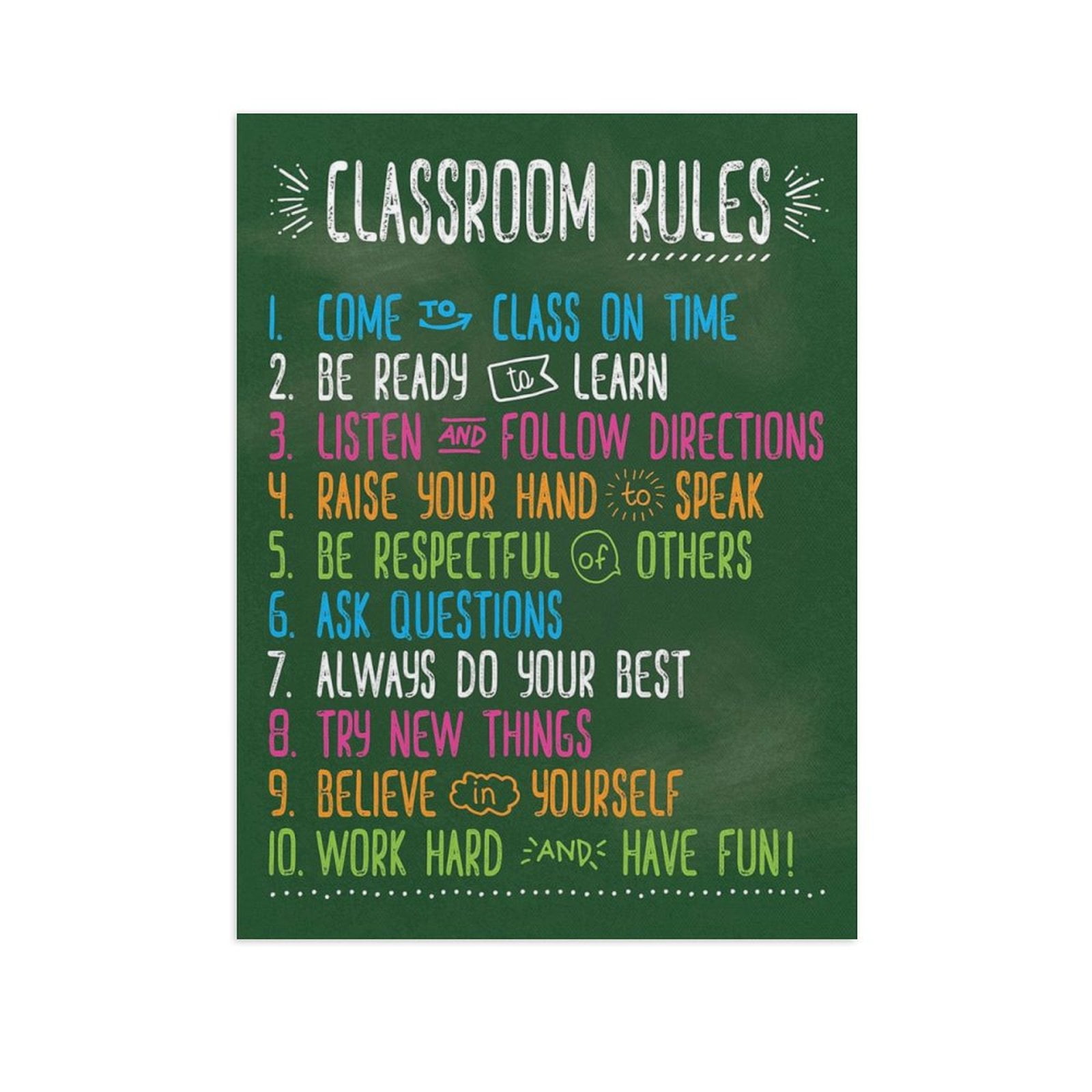 AVOI Classroom Rules Poster - Class Rules & Expectations Posters for ...