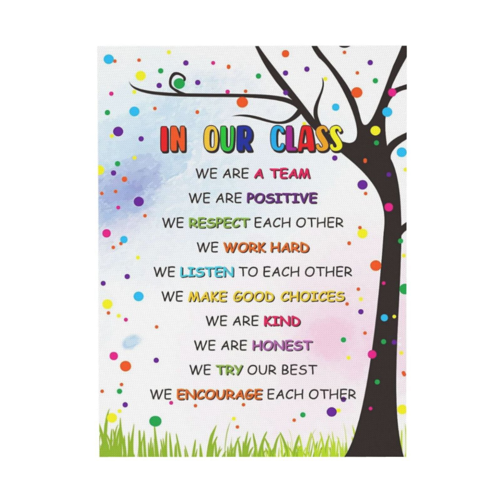 AVOI Classroom Rules Poster Motivational Poster Back To School ...
