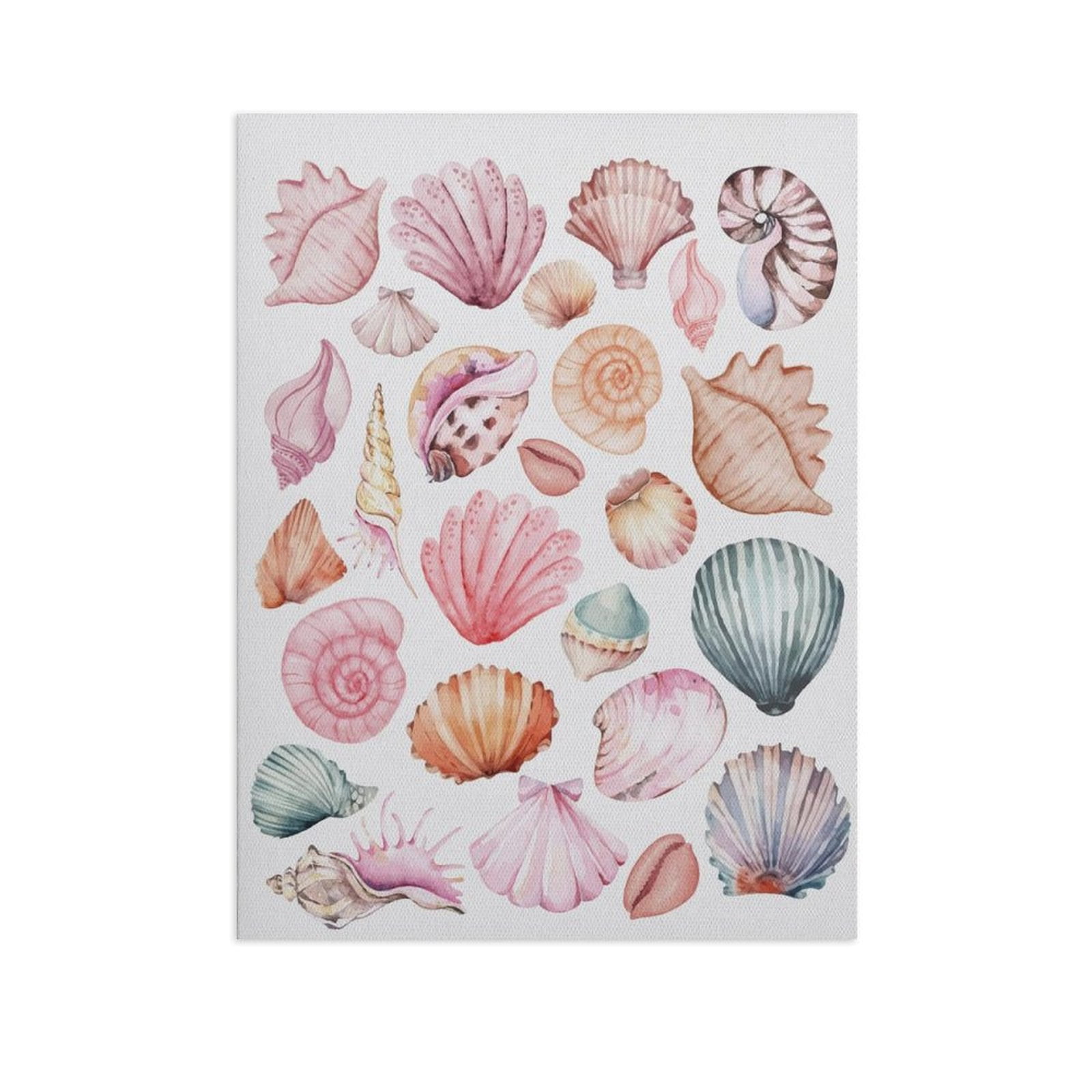 AVOI Coastal Preppy Beach Canvas Wall Art, Colorful Preppy Beach ...