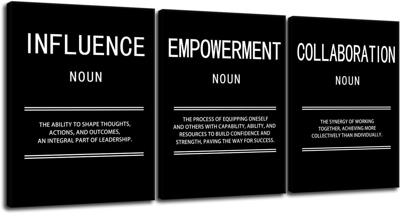 AVOI Collaboration Empowerment Influence Motivational Wall Art for ...