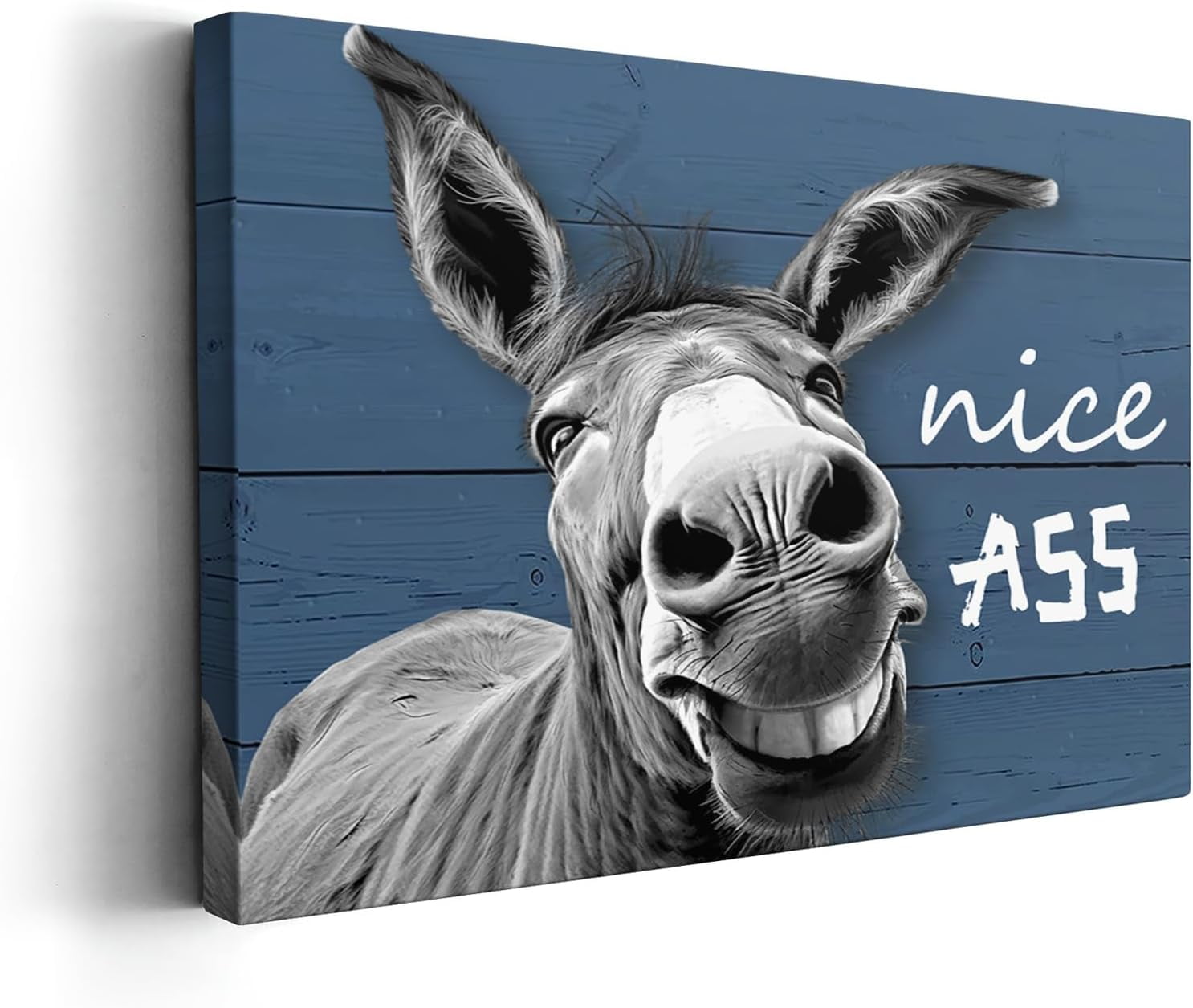 AVOI Donkey Bathroom Decor Wall Art Nice Funny Donkey Picture Wall ...