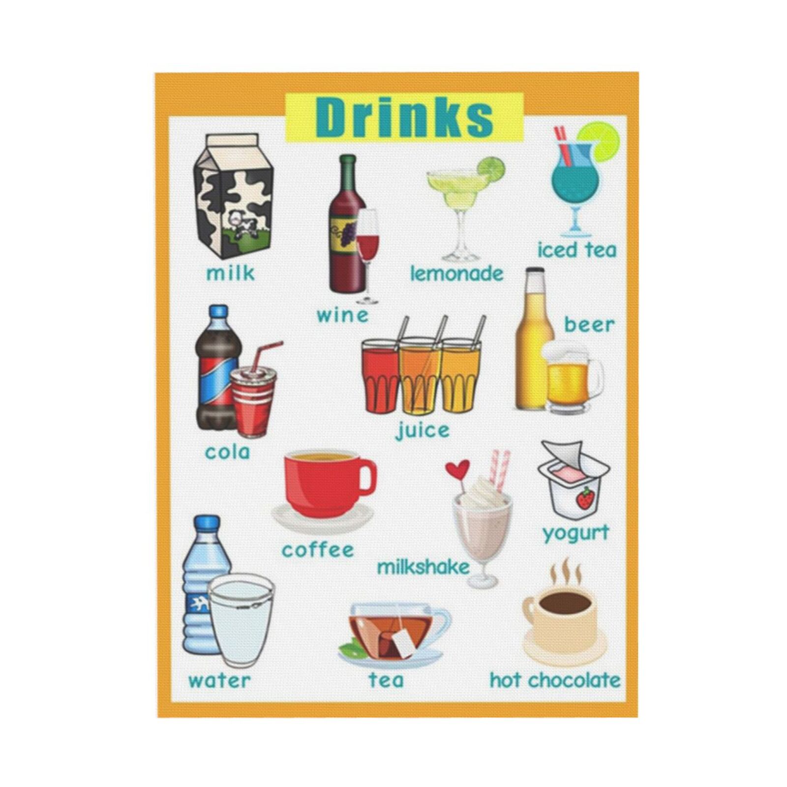 AVOI A Drink Educational Posters for Preschool Classroom Decorations ...