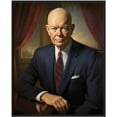 AVOI Dwight D. Eisenhower Art Print Poster, Official Presidential ...