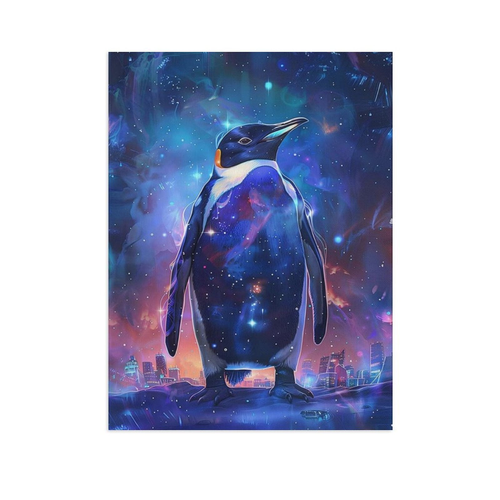 AVOI Fantasy Penguin Decor Wall Art Animal Wall Decor Penguin Poster ...