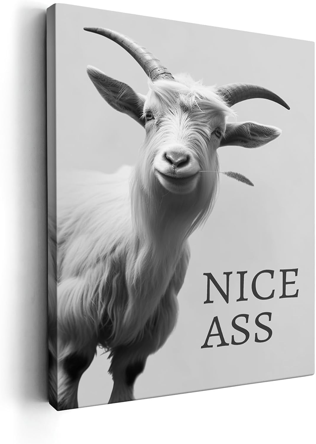 AVOI Farmhouse Goat Bathroom Decor Wall Art Funny Goat Picture ...