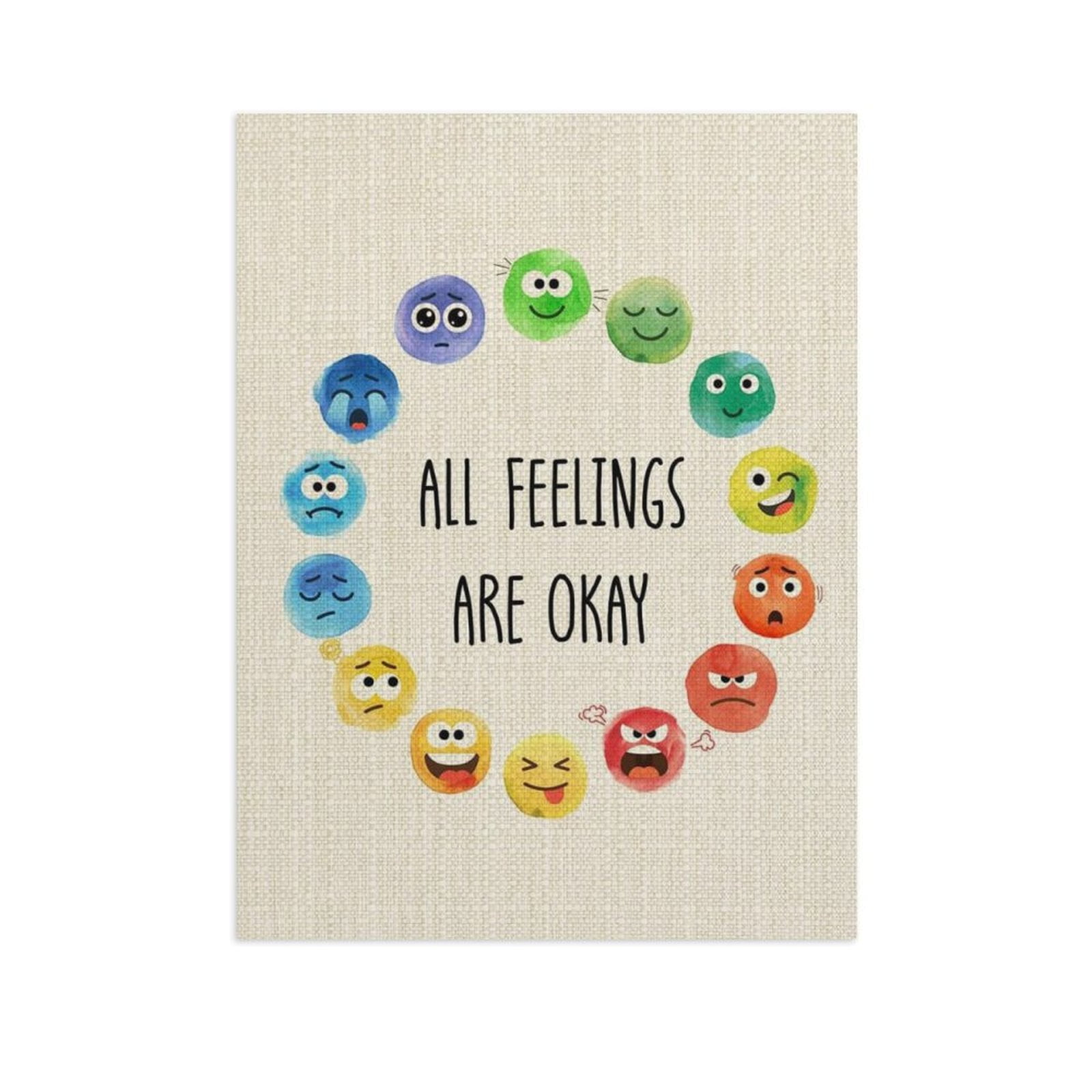 AVOI Feelings ChArt for Kids, All Feelings are Okay Mental Health ...
