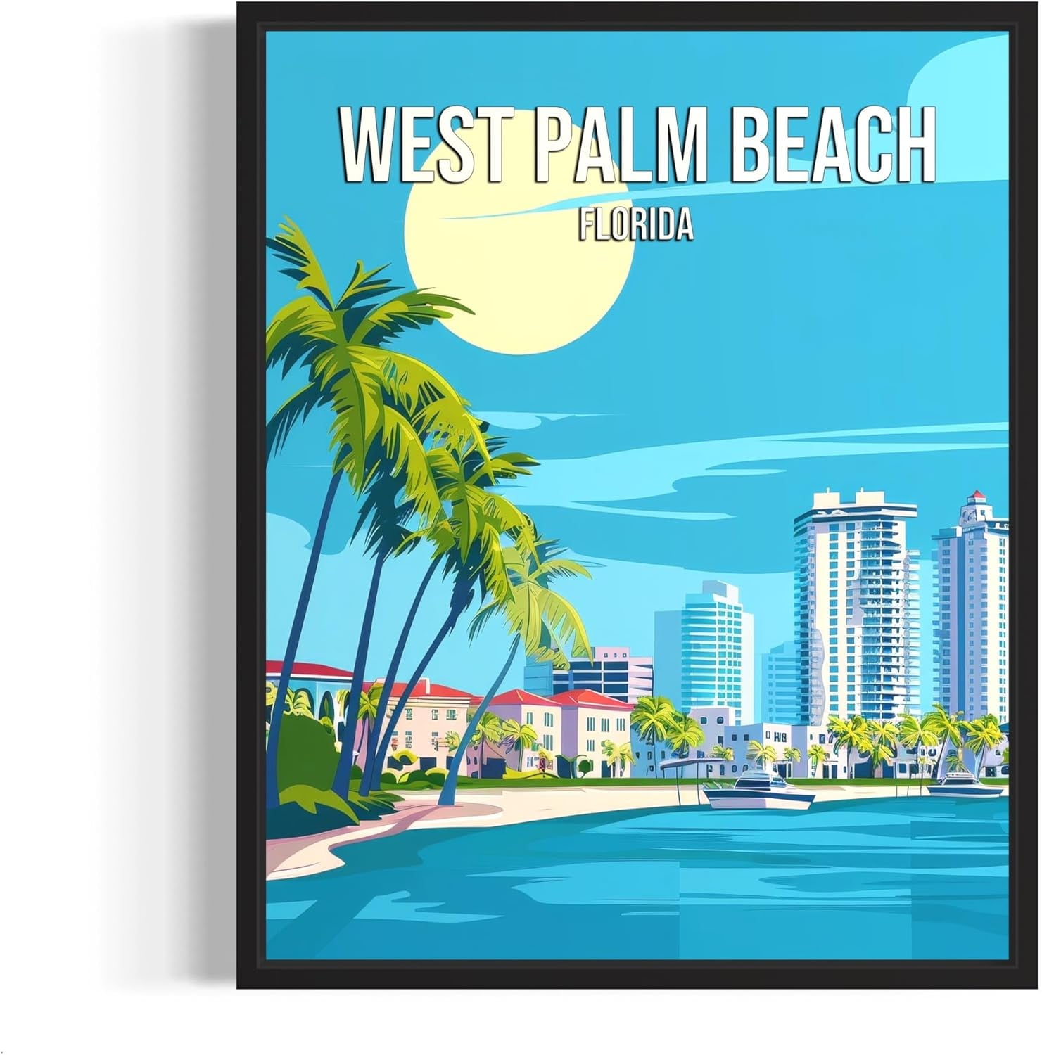 AVOI Florida State Art Print, Florida Poster Wall art Decor, Florida ...