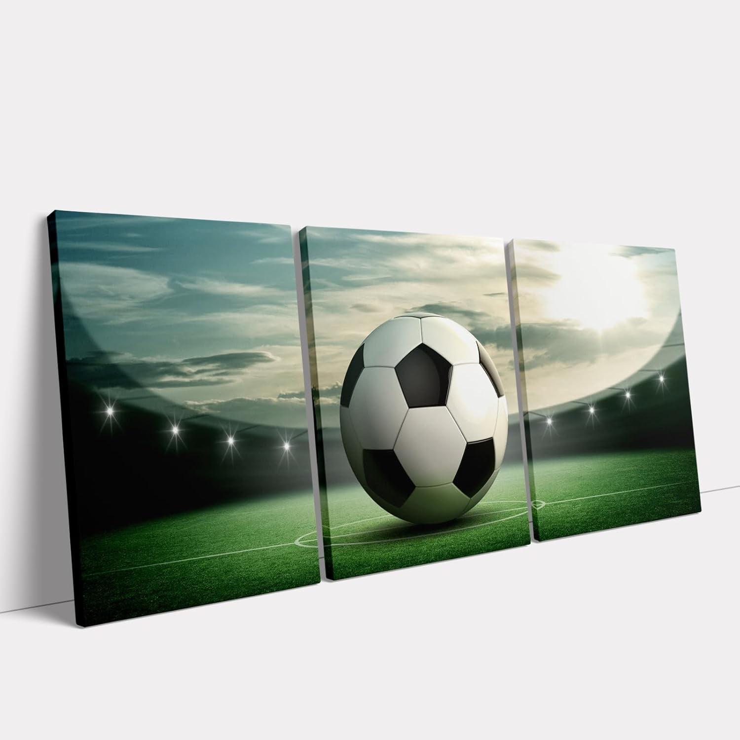 AVOI Football Poster - Soccer Decor - Huge Football Field With Soccer ...