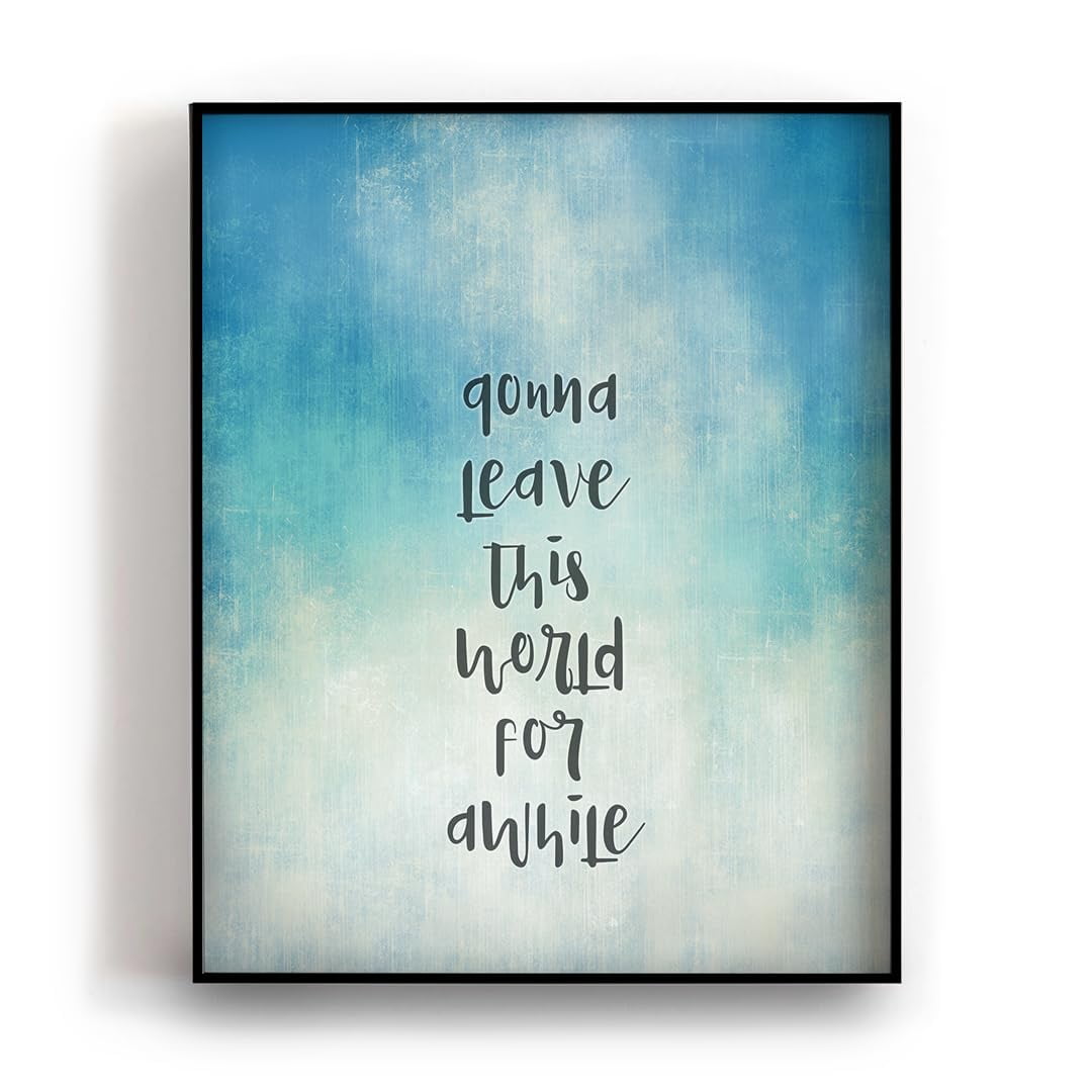 AVOI Free Falling poster song lyric wall art prints band rock music ...