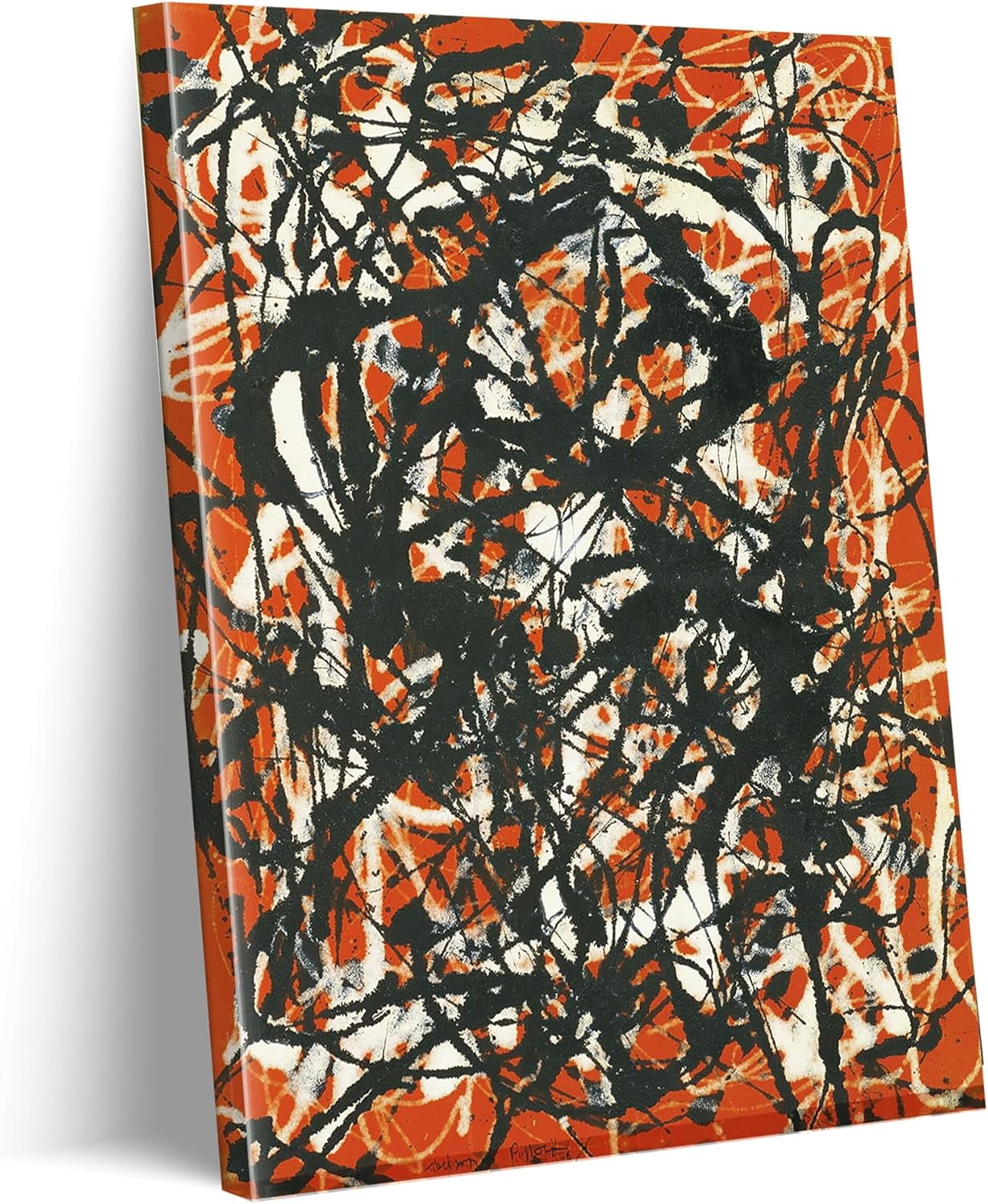 AVOI Free Form by Jackson Pollock Wall Art Minimalist Abstract Line Art ...
