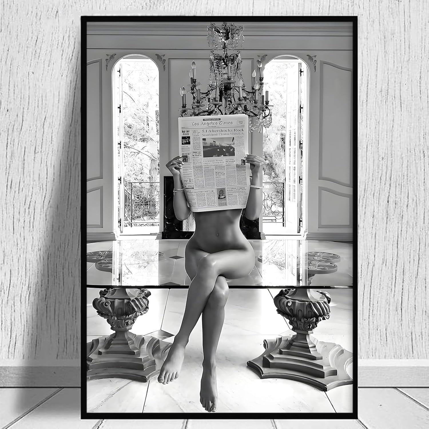 AVOI Funky Wall Art Vintage Picture Retro Newspaper Poster Preppy Wall ...