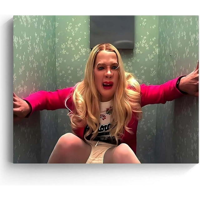 AVOI Funny Unframed Canvas Wall Art Bathroom Decor Black Humorous ...